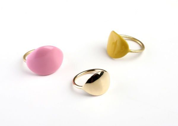 Enameled Rings - Blots Collection - Daphne P. (MARIANNA PETRIDI ...